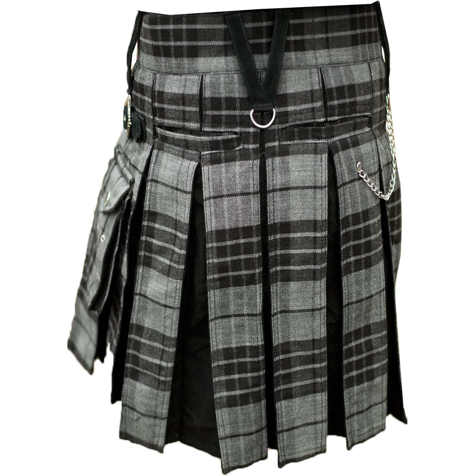 Pink Utility Kilt with Net Pocket - Scottish Kilt Collection