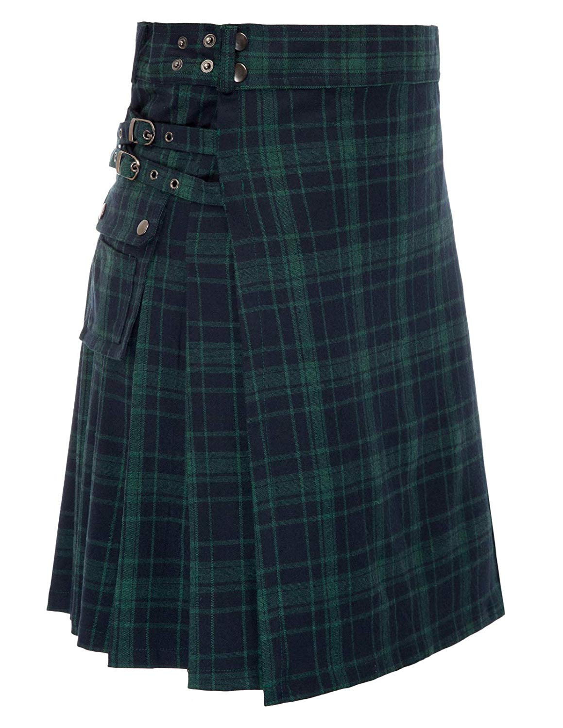 Mens traditional Highland Scottish Kilt tartan utility kilt - Scottish Kilt